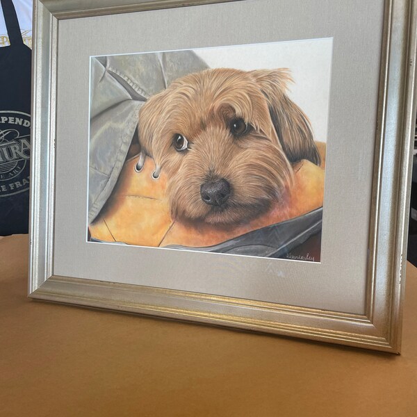 DOG PORTRAIT CUSTOM, Dog Memorial, Dog Art, Pet Loss, Pet Portrait ...