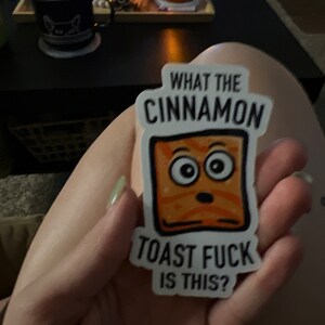 Cinnamon Funny Stickers Sarcasm Stickers Sarcastic - Etsy
