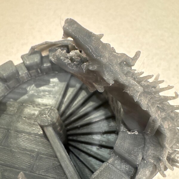 Stylish Dragon Stl File 3d Printing, 3d Print File, Miniature, Super ...