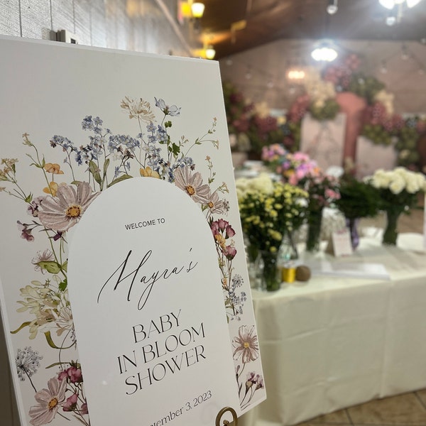 Blue Cloud Menu, Baby Shower Menu Cloud Theme, Printable, Downloadable Menu Template 4x9 Inches ...