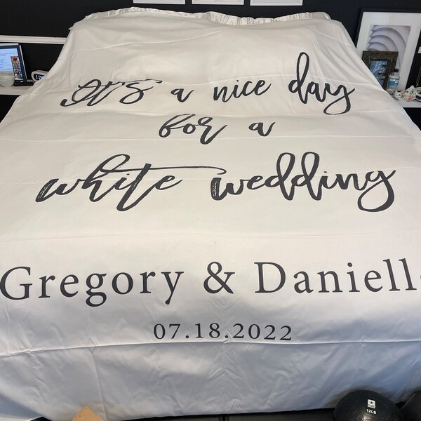 Custom Backdrop, Quote Backdrop, Wedding Vow Backdrop, Calligraphy ...