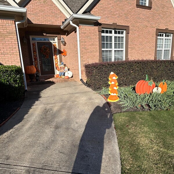 Stack Candy Corn Yard Decor - Etsy
