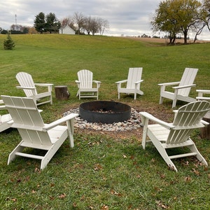 Personalized Retro Camper Fire Pit Ring Heavy Duty Camping | Etsy