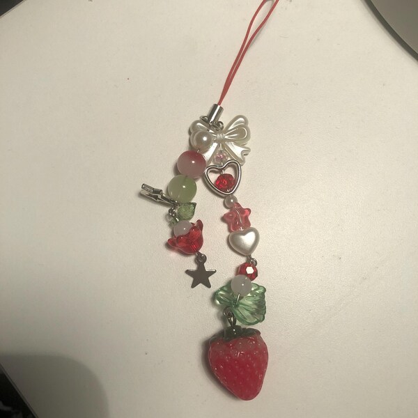 Strawberry Charm - Etsy Australia