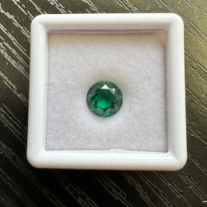 Lab Created Emerald Hydrothermal Emerald Round Shape AAA Quality ...