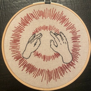 Godspeed You Black Emperor Hand Embroidery Wall Art GYBE / - Etsy UK