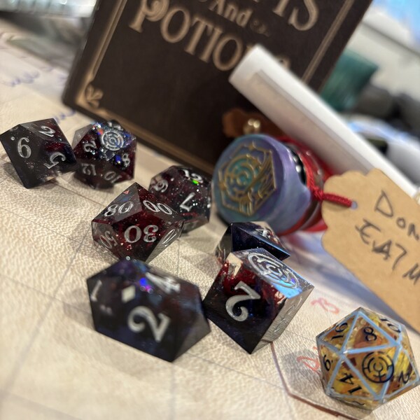 Sakura Dream. OVERSIZED D20. 30mm Face to Face Chonk. Liquid Core ...