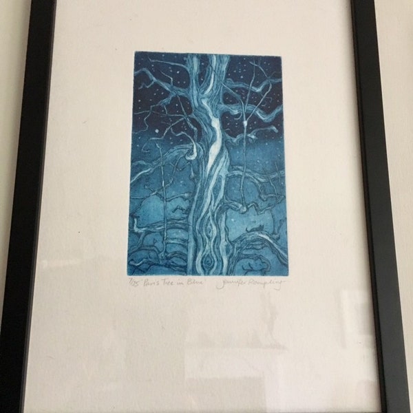 Tree Lino Print - 'the Changing Tree' by Jennifer Rampling - Etsy