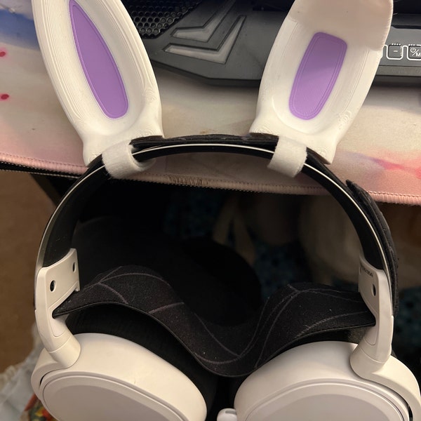 Bunny Ears for Headphones - Cosplay Rabbit Headset Accessories ...