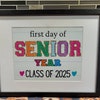 First Day of Senior Year Printable Sign Instant Digital Download Back ...