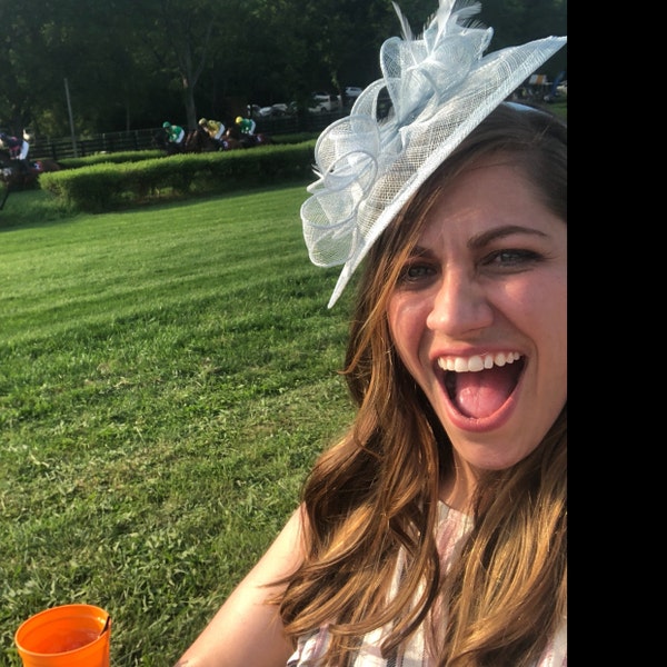 Light Blue Sky Blue Fascinator Womens Tea Party Hat Church Hat Derby ...