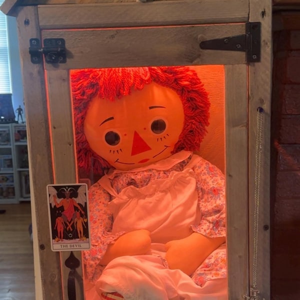 The Conjuring, Annabelle Style 40 Inch Wooden Containment Cabinet - Etsy