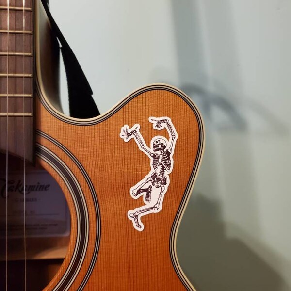Skeleton Sticker | Skeleton Dancing Sticker | Vinyl Sticker | Laptop ...