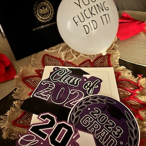 Doge Meme Graduation Graduation Balloon Much WOW Class of 2022 Graduate ...