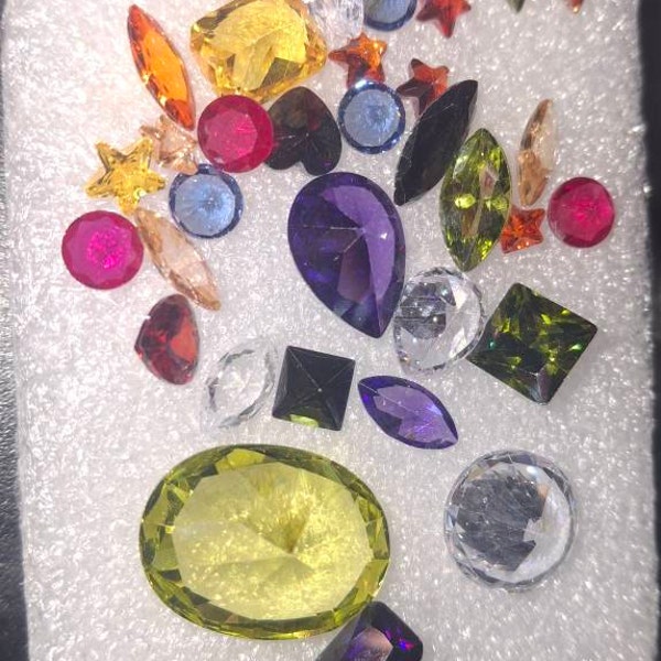 Octagon Cubic Zirconia | 10 Multi Colors Cz Stones AAA Quality Cubic ...