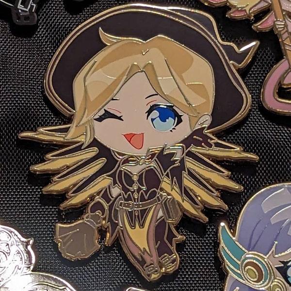 Shadowheart (black) | Baldur's Gate 3 | BG3 | Hard Enamel Pin - Etsy