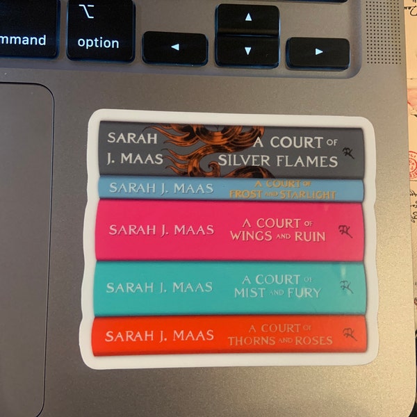 ACOTAR Book Stack Sticker - Etsy