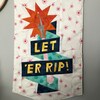 LET 'ER RIP Banner Pdf Pattern - Etsy
