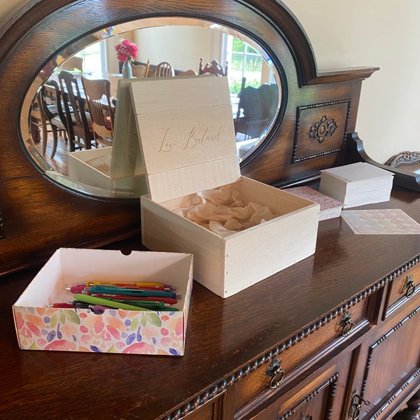 LARGE SIZE Baby Girl Keepsake Box // Personalized Box, Wood Box, Baby ...