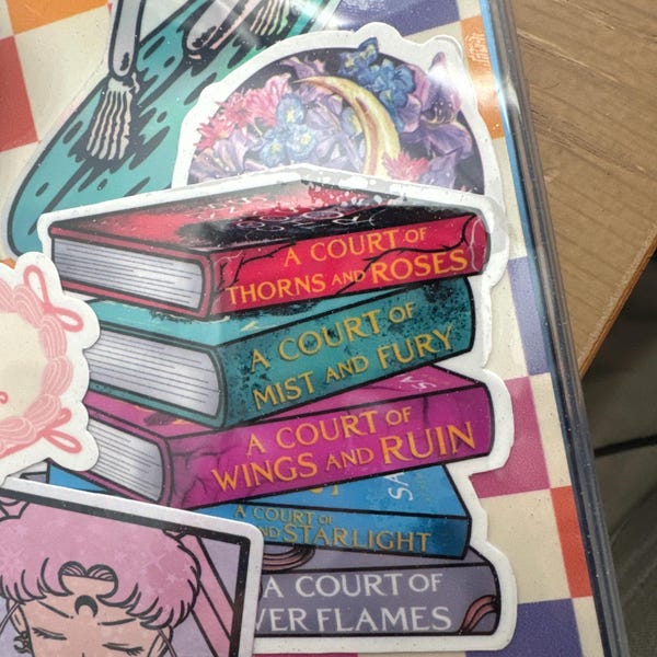 ACOTAR Books Vinyl Sticker - Etsy