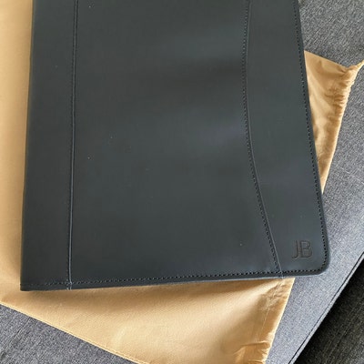 Personalized Leather Portfolio Letter Size Organizer Folders - Etsy