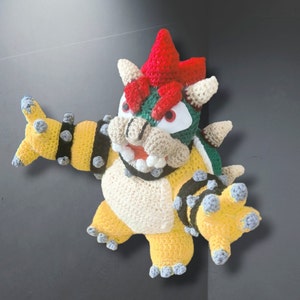 Bowser Crochet Pattern Amigurumi PDF ENGLISH Instructions Only - Etsy