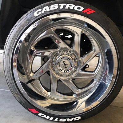 Custom Tire Letters custom Wording - Etsy