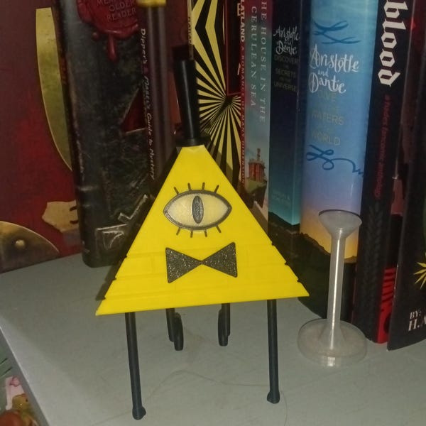 Bill Cipher Desk Figure - Gravity Falls Inspired Decoration - Etsy