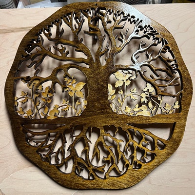 Tree of Life Model Laser Cut File, Commercial Use, Wall Art Home Decor ...