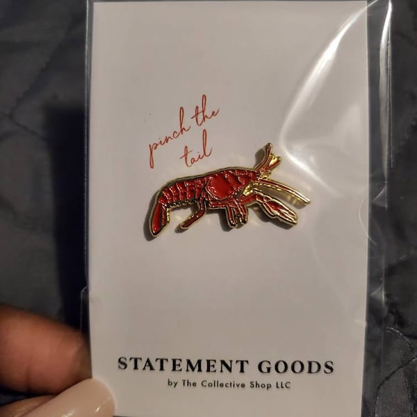 Alligator - Gold Plated Enamel Pin, Birthday Gift, Alligator Pin ...