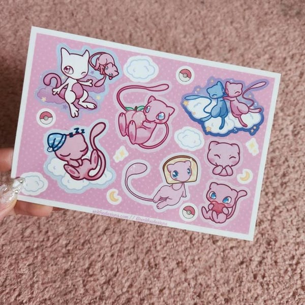 Kawaii Anime Cat Girl Vinyl Decal | Cat Girl Sticker | Vinyl Sticker ...