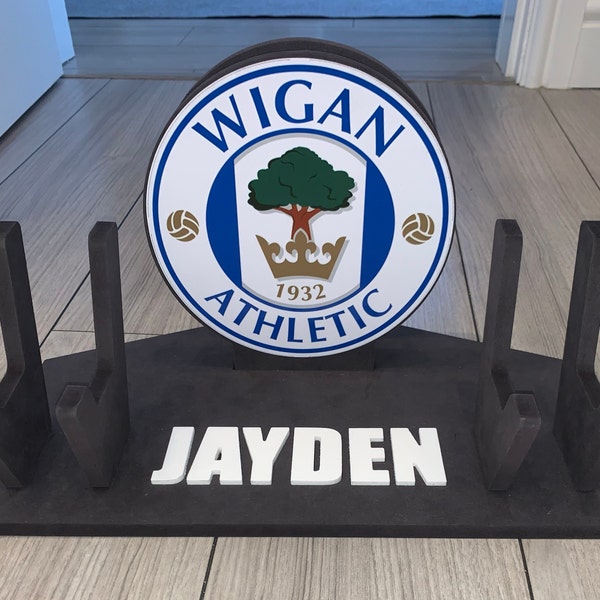 Personalised Football Gaming Stands - Headset and Controller Holder ...