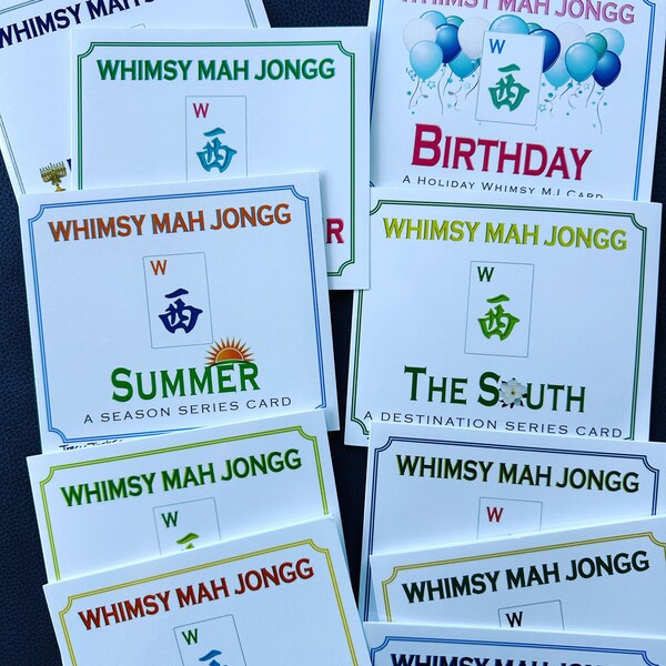 Mahjong Tile Mixer Shufflers Extra Firm Pink & Navy [set of 2] Whimsy ...