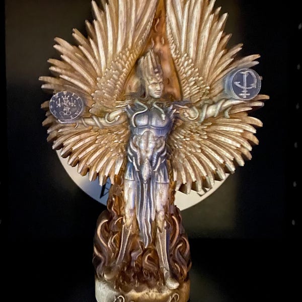 Bael, Baal God, Demon Statue, Altar Statue, Satan Statue Goetia ...