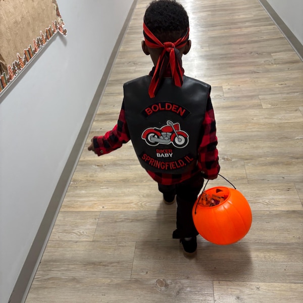 KIDS OF ANARCHY Leather Vest Includes Patch Set. Sons of Anarchy Fan ...