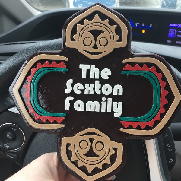 Personalized Polynesian Themed Family Last Name Sign / Plaque ( Disney ...