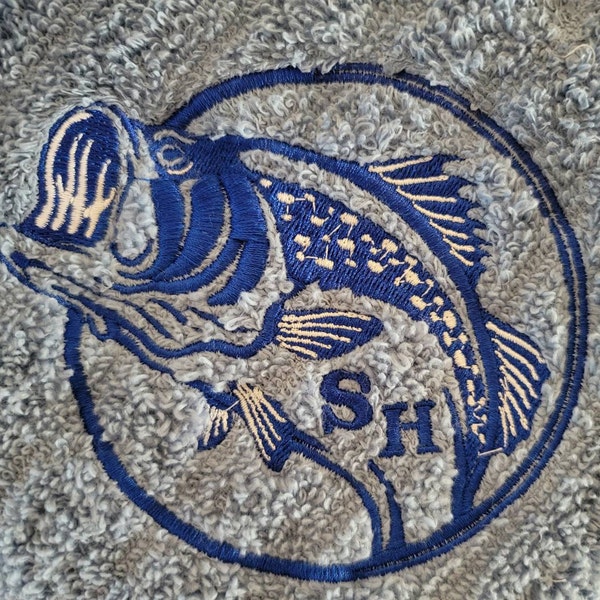 Large Mouth Bass - Machine Embroidery Design - 3 Sizes - Etsy