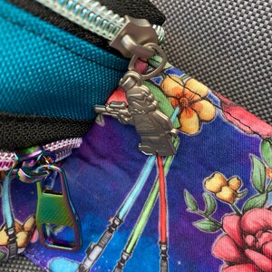 Lion and Tiger Flower Zipper Pull Flower Zip Pulls 2 | Etsy