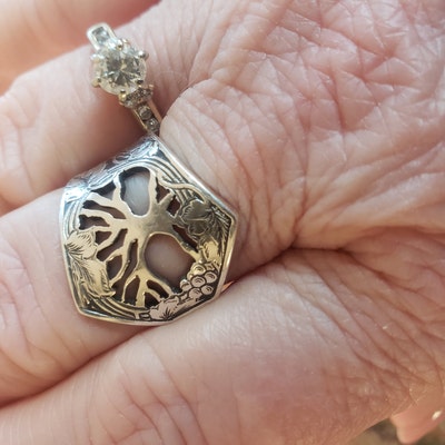 Handmade Sterling Silver Tree of Life Family Tree Pendant - Etsy