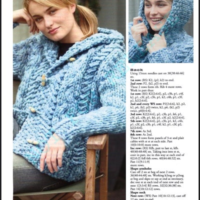 PDF Vintage Aran Knitting Pattern Vintage, Retro, Aran Blanket, Throw ...