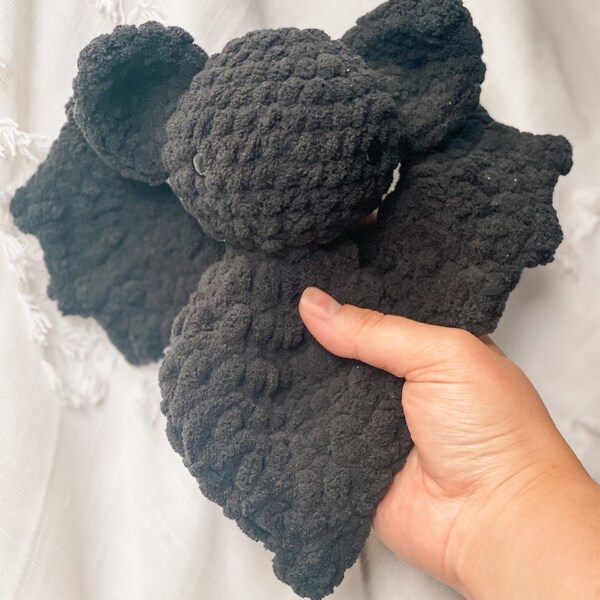 Bitty + Batty Crochet Pattern, Crochet Bat, Halloween , Snuggle Toy ...