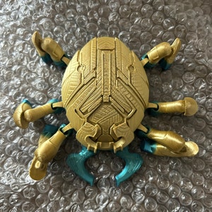 TECH SCARAB Figure Articulated Flexi Rainbow Colors 5" 3D Printed - Etsy