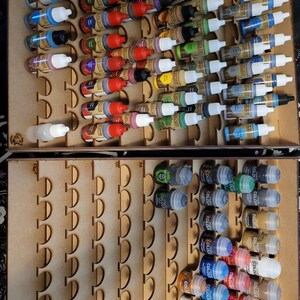 Wall Mounted Tube Type Paint Storage Rack 20/21ml Tubes or - Etsy
