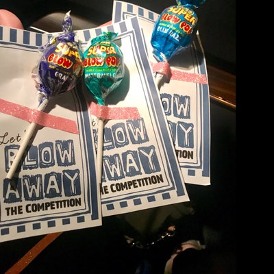 Blow Away the Competition Motivational Team Treat Tags - Etsy