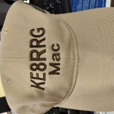 Embroidered Call Sign and Name Tactical Hat With American Flag on Side ...