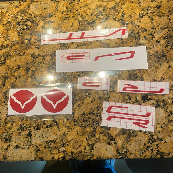 C8 Corvette Engine Cover Custom Painted - Accelerate Yellow With Letter ...