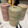 Jumbo 8 Mm Macrame Cotton Cord - Recycled Cotton 8mm Single Strand ...