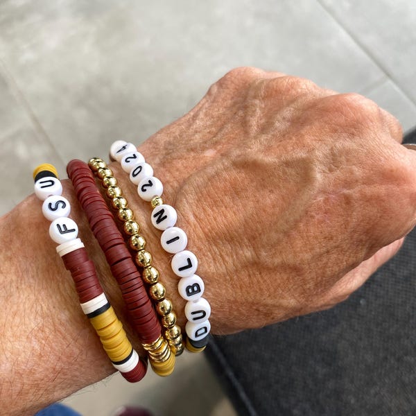 Florida State Seminole Bracelets, FSU Jewelry, FSU Gift, Noles ...