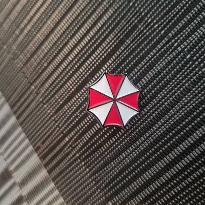 Umbrella Corporation Style Pin max.dim 22mm Resident Evil Enamel Metal ...