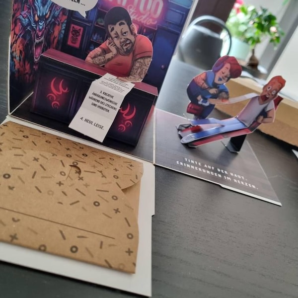 TADAA-BOX "Bühne frei" DIY – Explosionsbox – originelle Verpackung für ...